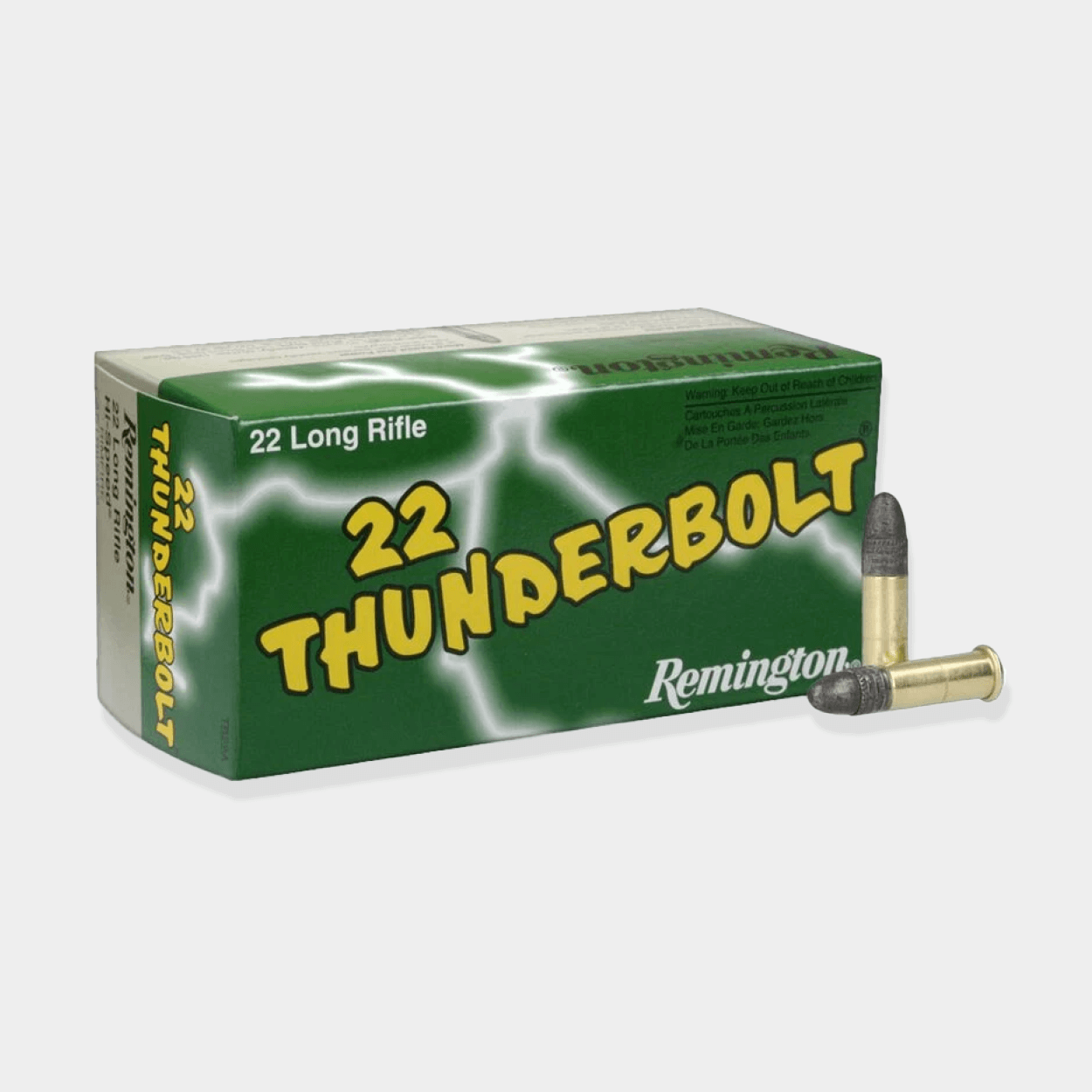 Munitions 22LR Thunderbolt - 50 unités - REMINGTON - Dépôt Chasse & Pêche